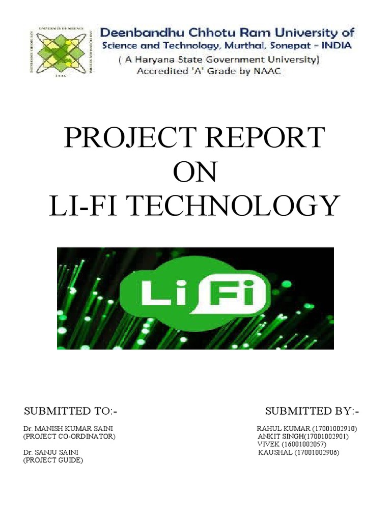 Lifi Study Paper - Approved | PDF | Radio | Wi Fi