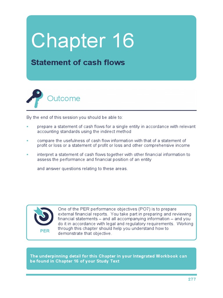 Chapter 16 Statement of Cashflow PDF | PDF | Cash Flow Statement ...