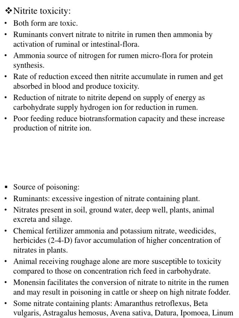 Mechanisms, Clinical Signs, Post-Mortem Lesions, Diagnosis and ...