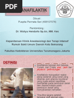 Reaksi Anafilaktik | PDF