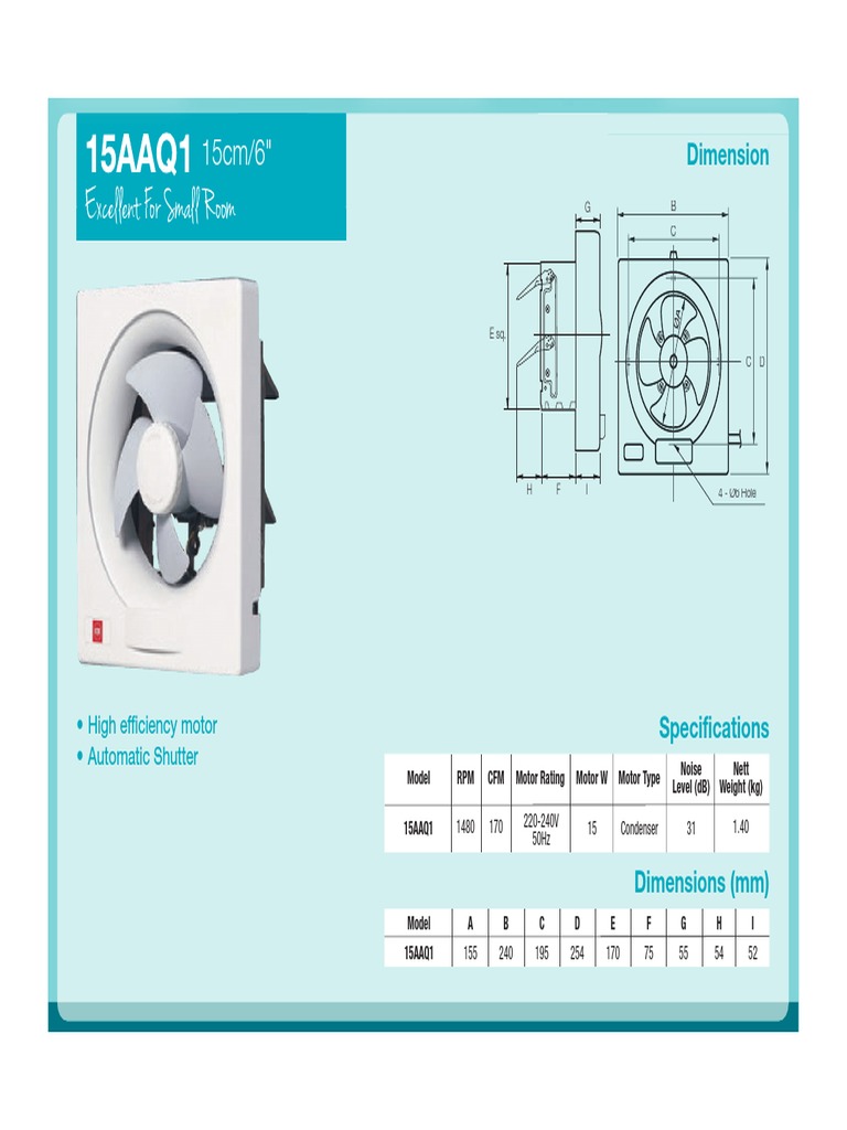 Exhaust Fan | PDF
