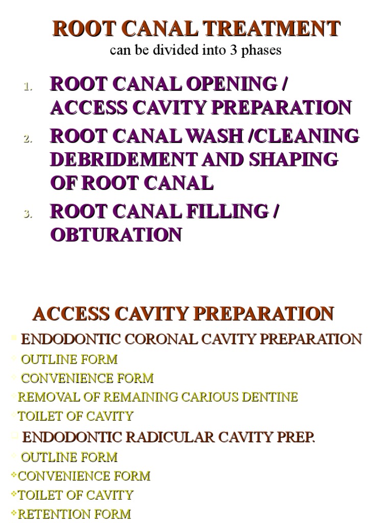 Access Cavity Preparation Techniques | PDF | Dentistry | Health Care