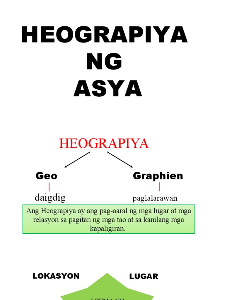 Heograpiya | PDF