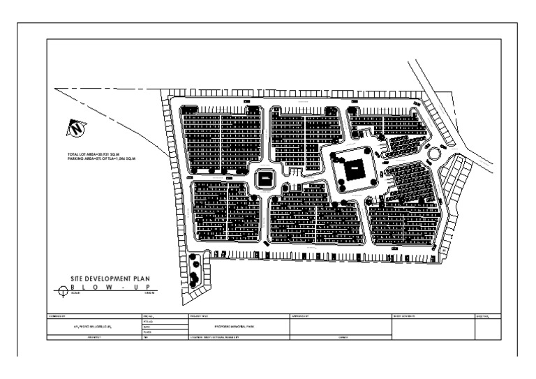 Site Development Plan B L O W - U P: Total Lot Area 30,931 SQ.M Parking ...