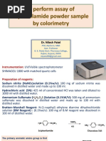 Assay of Copper Sulphate by Iodometry | PDF | Iodine | Atoms