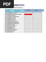 Contoh Format Rekap Kehadiran Siswa | PDF
