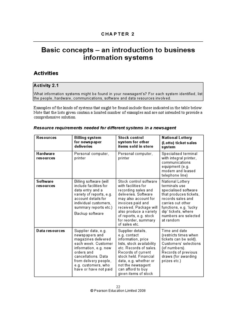 Business Information Systems 4th Edition Bocij Solution Manual | PDF ...