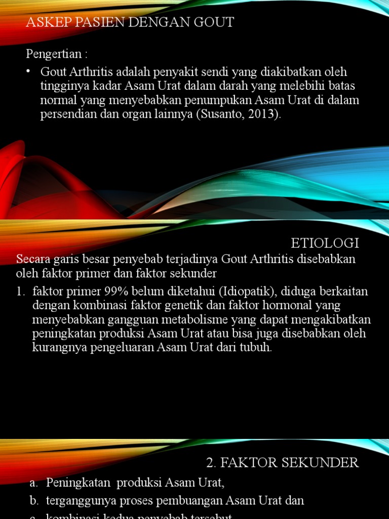 Askep Pasien Dengan Gout | PDF | Kesehatan Holistik