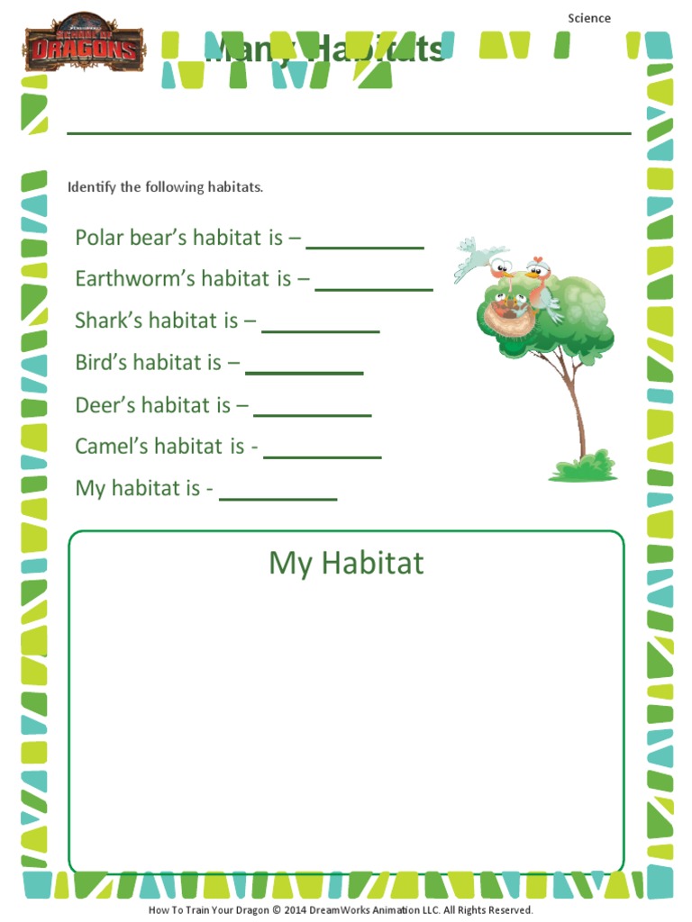 Many Habitats: My Habitat | PDF