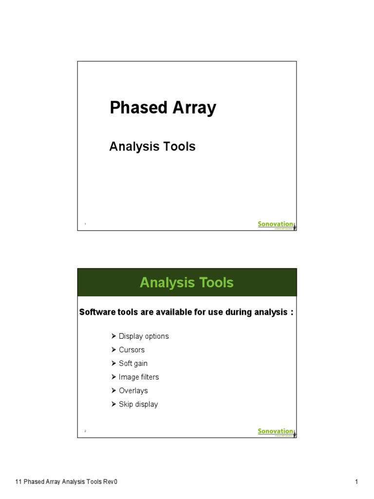 11 Phased Array Analysis Tools - UKrev0 | PDF | Optics | Signal Processing