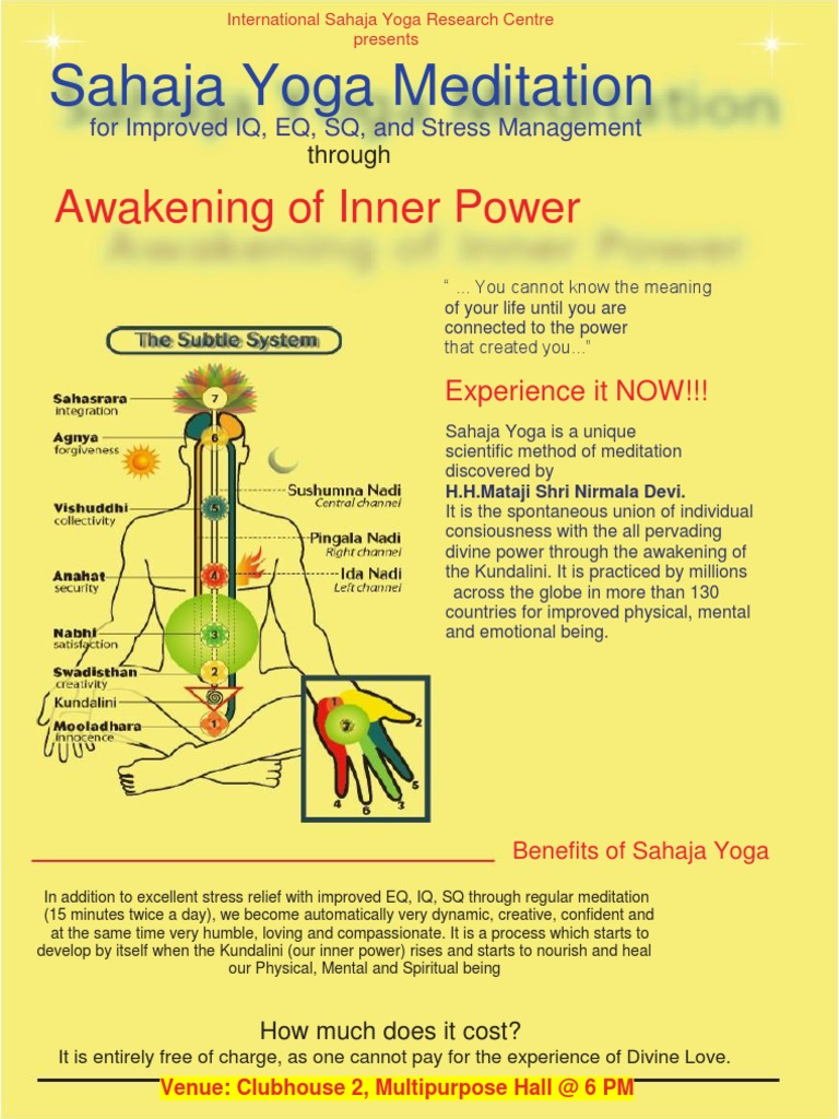 SAHAJA YOGA MEDITATION For CORPORATES - APC | PDF | Self-Improvement