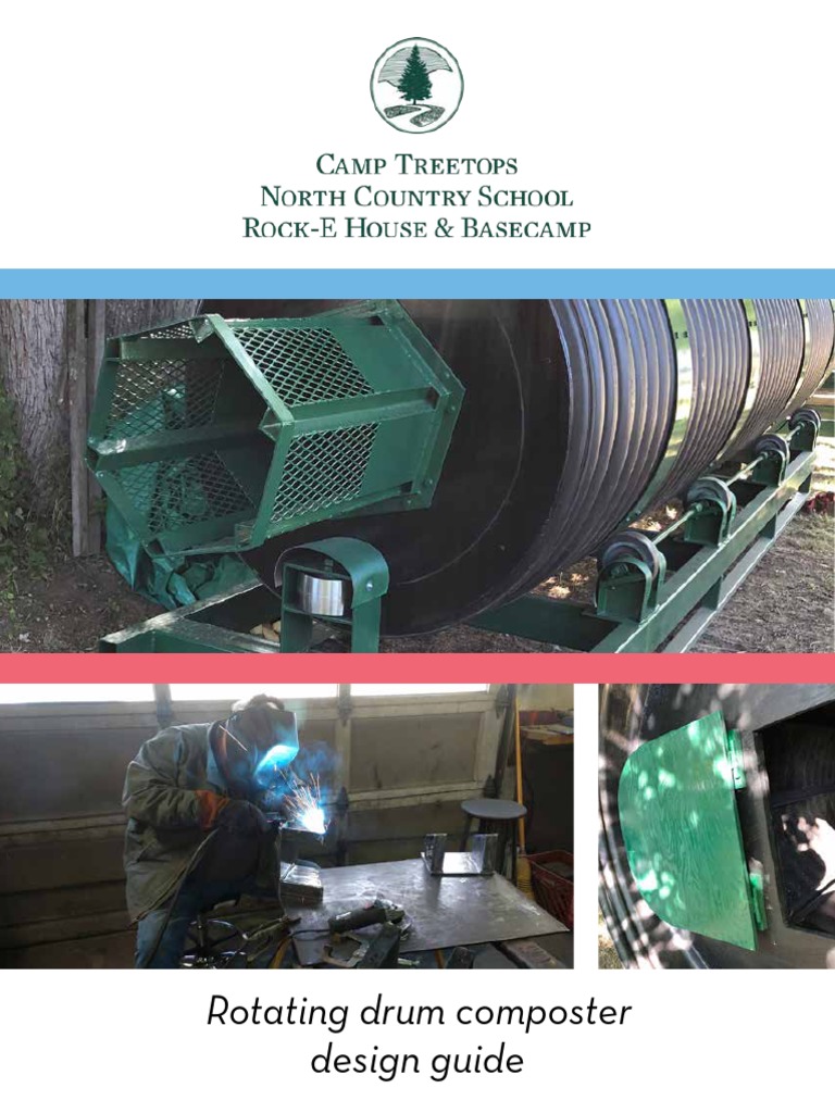 Rotating Drum Composter Design Guide | PDF | Bearing (Mechanical ...