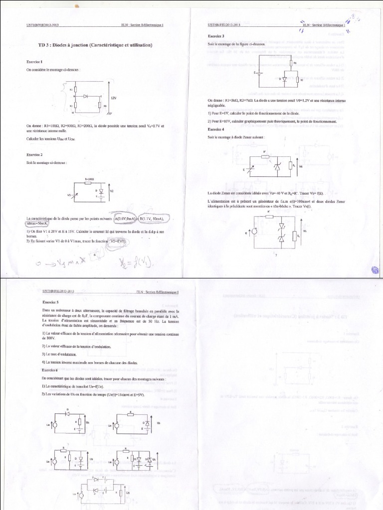 TD3 Diodes | PDF