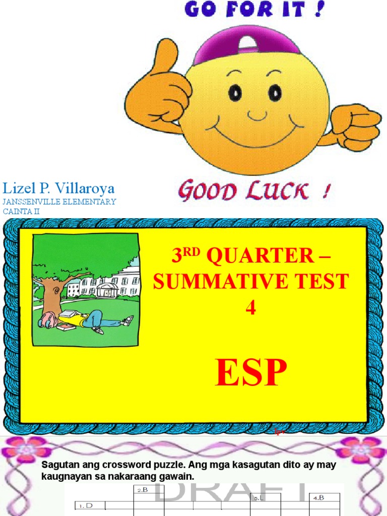 Q3 - Summative Test #4 in All Subjects | PDF