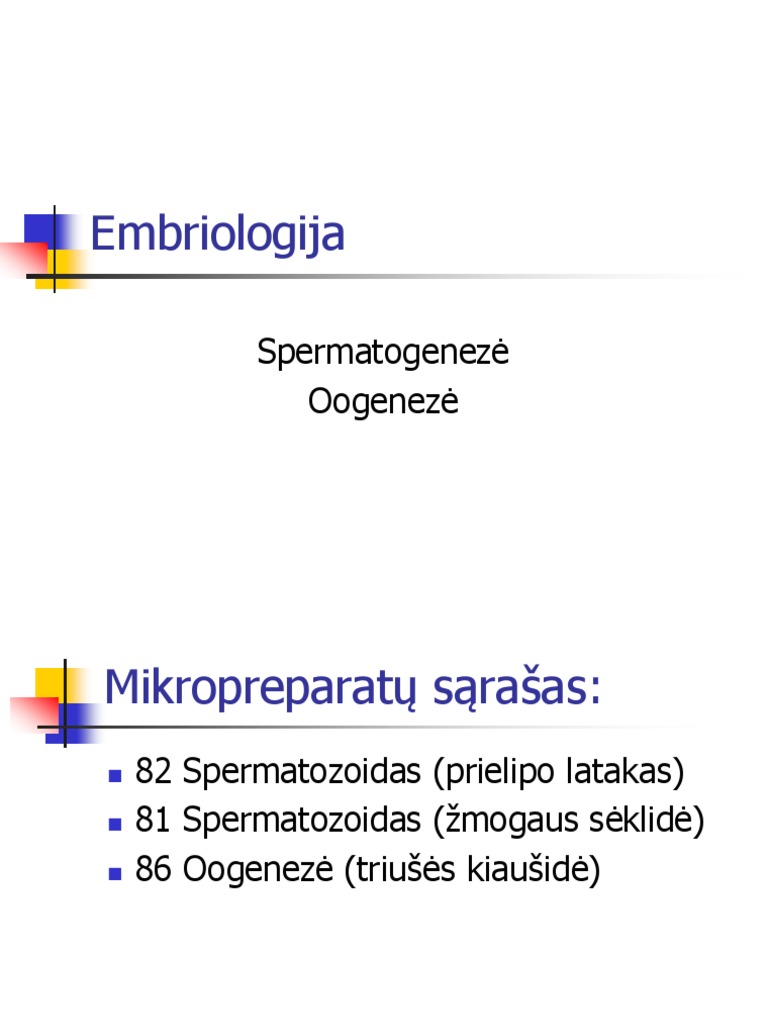Embriologija. 2015st | PDF