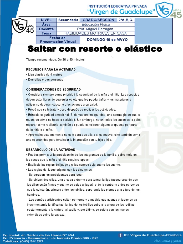 Saltar Con Resorte o Elastico | PDF | Conceptos psicologicos | Cognición