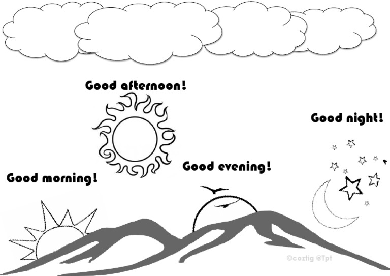 Good Morning Worksheet | PDF