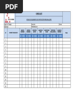 Checklist Epp | PDF