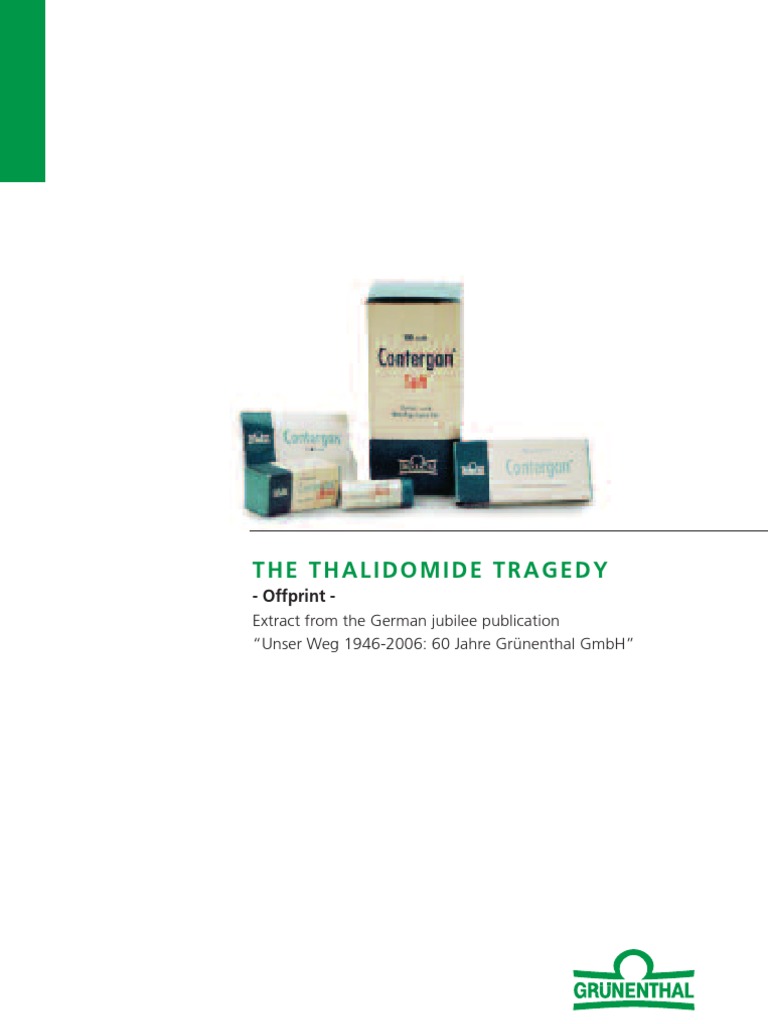 Thalidomide Grunenthal | Pharmacology | Drugs
