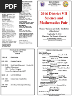 Math and Science Emcee Script | PDF | Teaching Mathematics