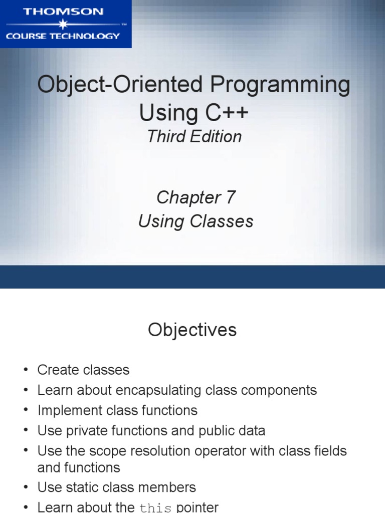 Object-Oriented Programming Using C++: Third Edition | Download Free ...