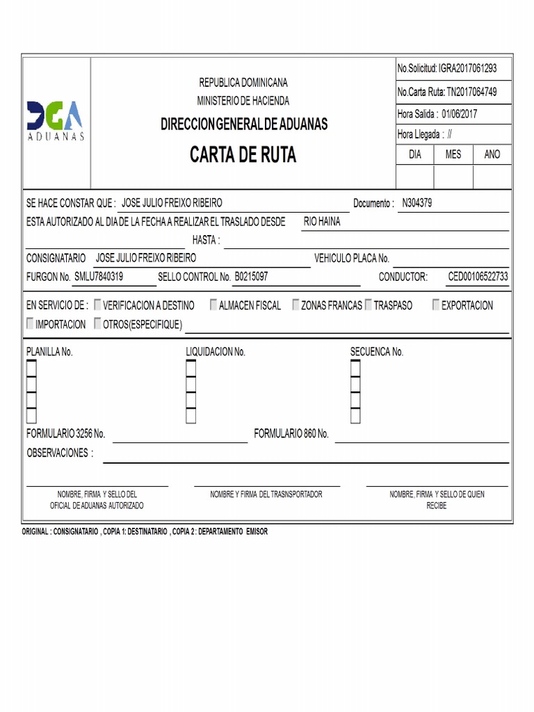 Cartas de Ruta | PDF