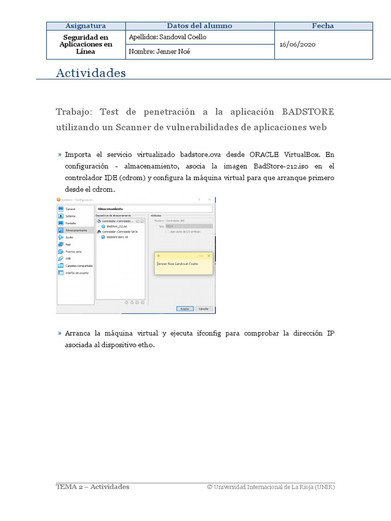 Test de Penetración BADSTORE | PDF | Vulnerabilidad (informática ...
