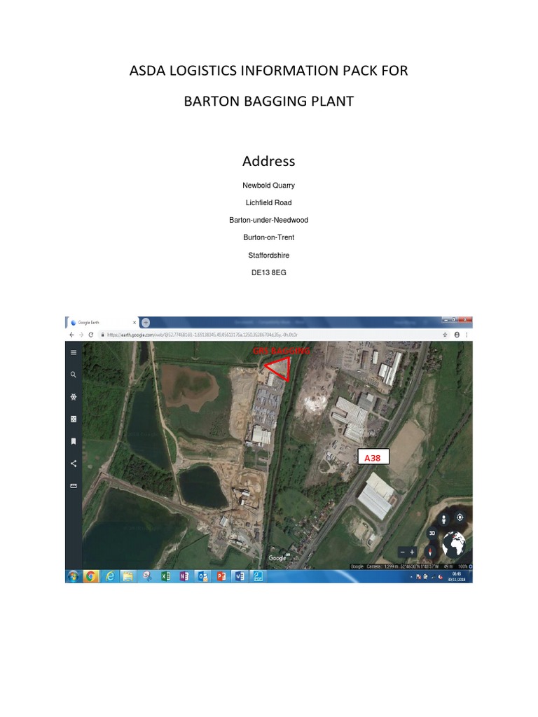 ASDA Logistics Info for Barton Plant | PDF | Road Infrastructure ...
