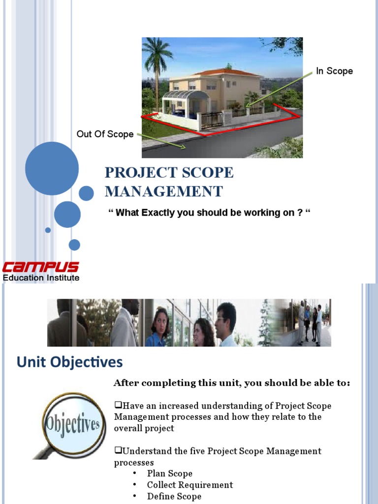 Project Scope Management Processes | PDF | Project Management | Systems ...