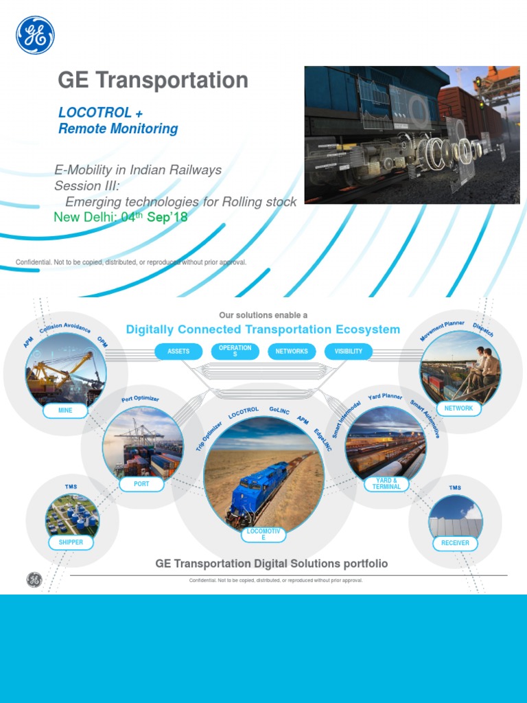 GE Transportation: Locotrol + Remote Monitoring | PDF | Rolling Stock ...