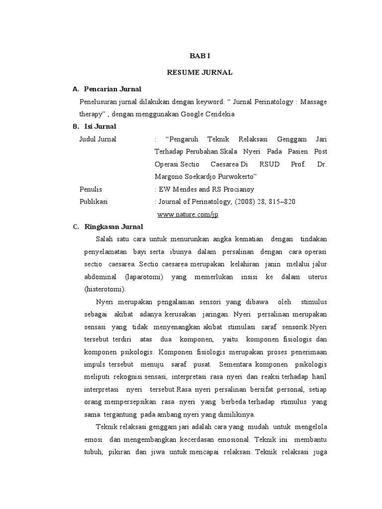 Contoh Analisis Jurnal | PDF