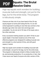 10 Week Size Surge | PDF | Physical Exercise | Dieting