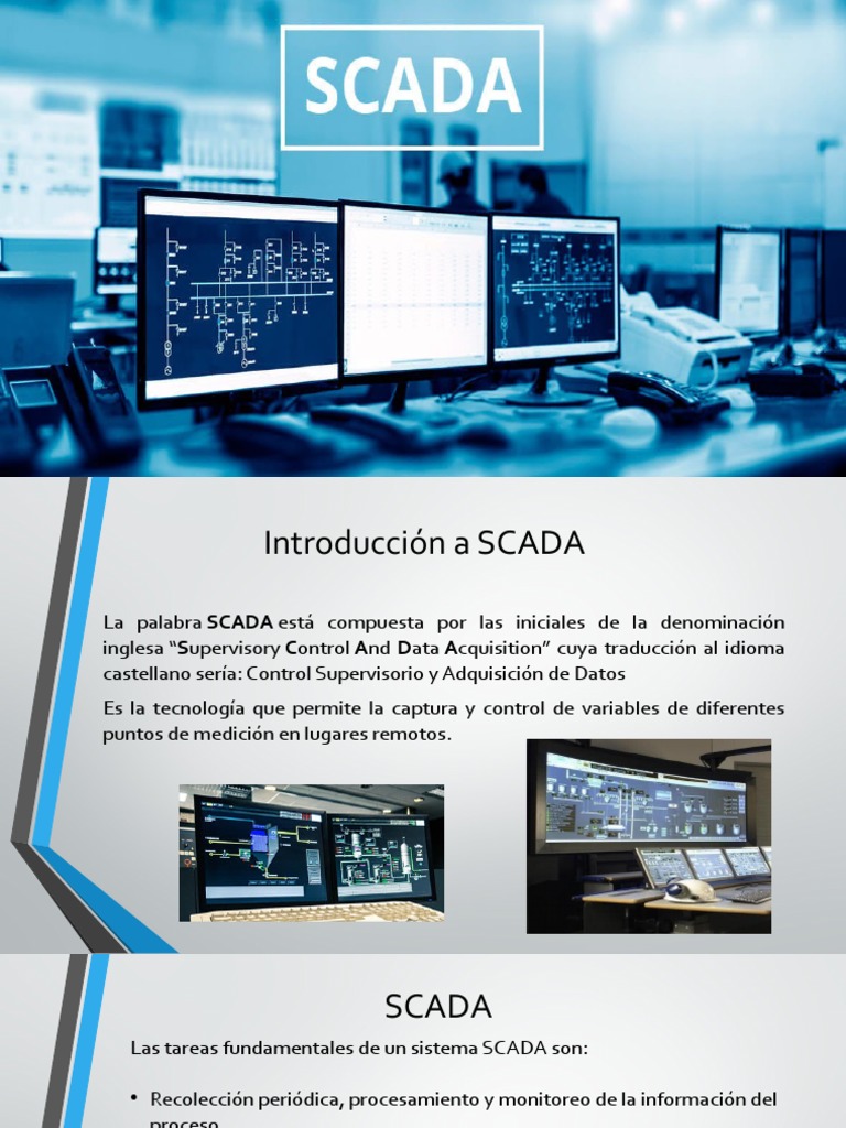 Sistema SCADA | PDF | Scada | Redes