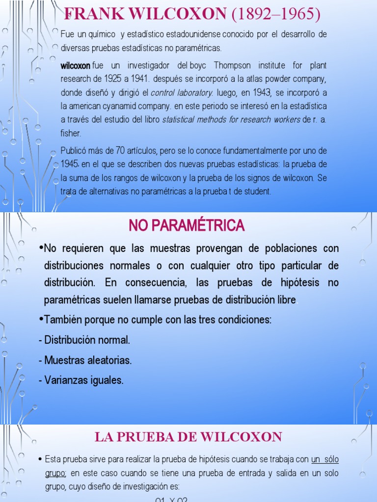 Prueba de Wilcoxon: Definición y Uso | PDF | Probabilidades y ...
