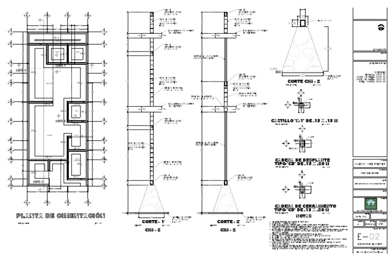 Plano Estructural - 02 | PDF