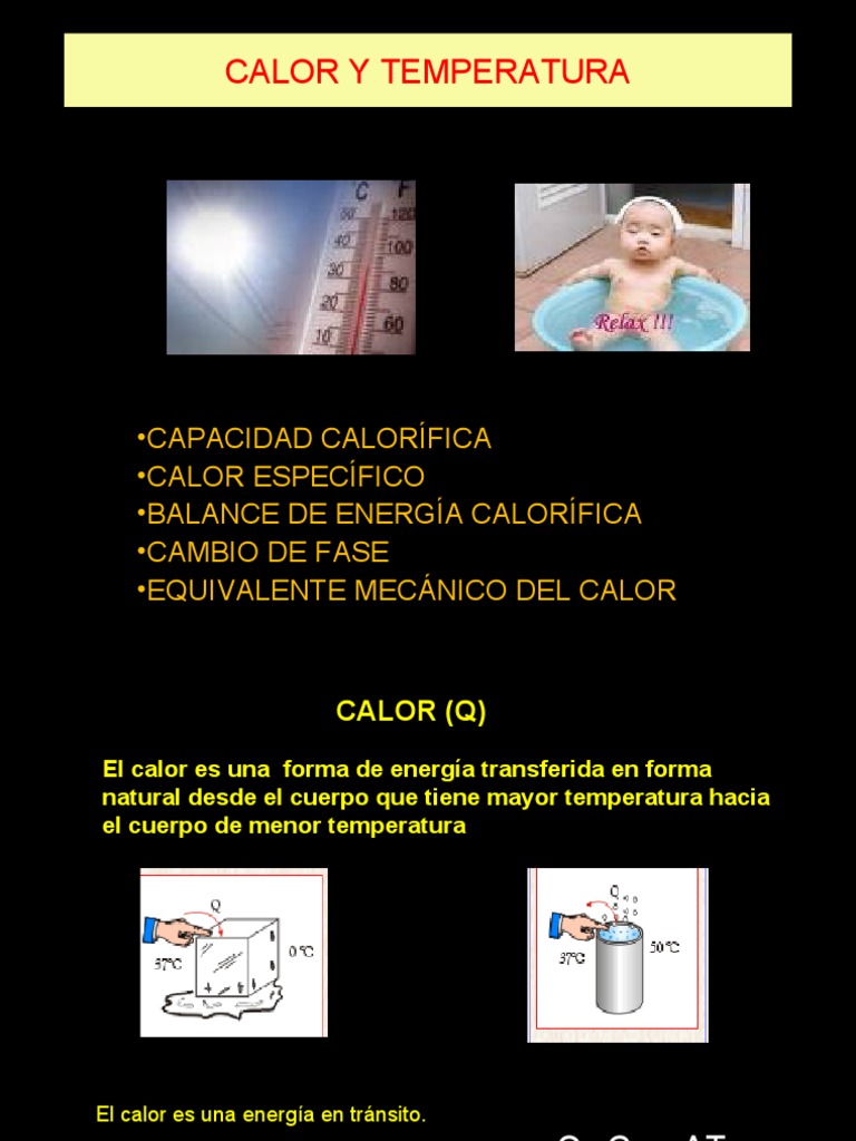 Calor | PDF | Calor | Capacidad calorífica