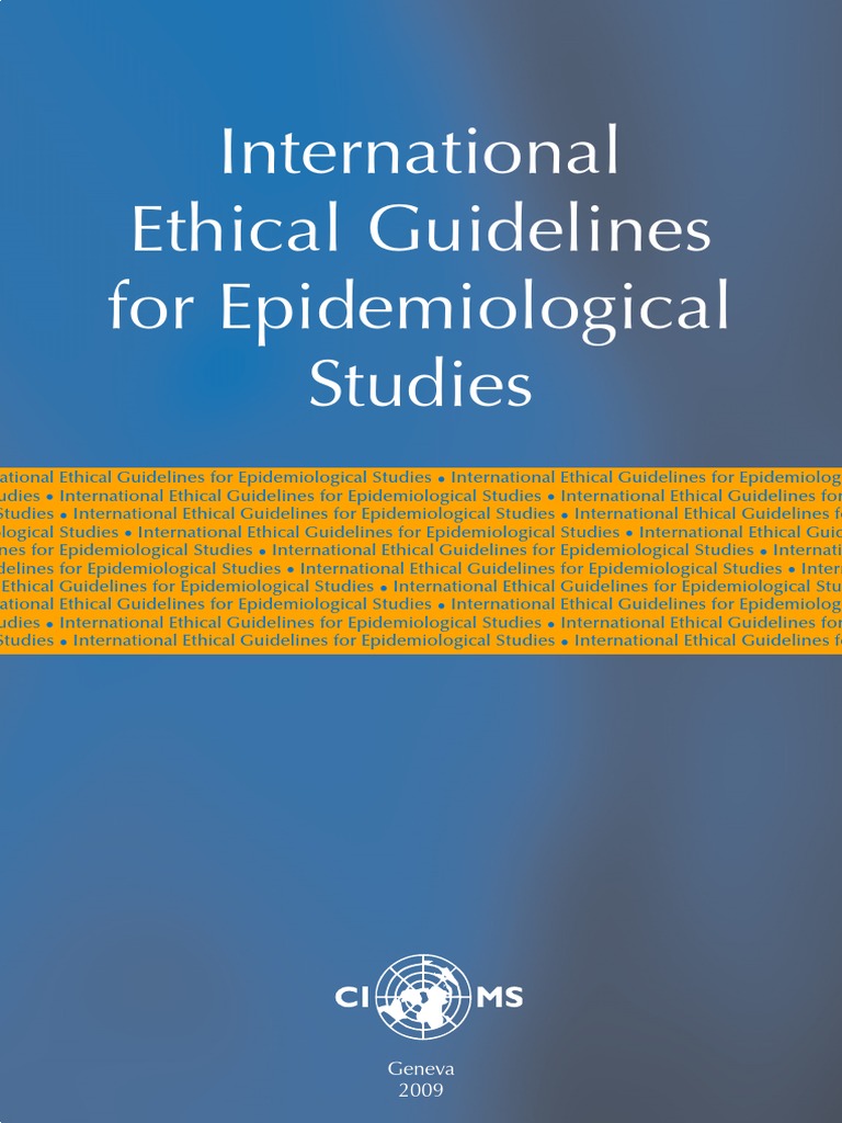 International Ethical Guidelines for Epidemiology | PDF | Informed ...