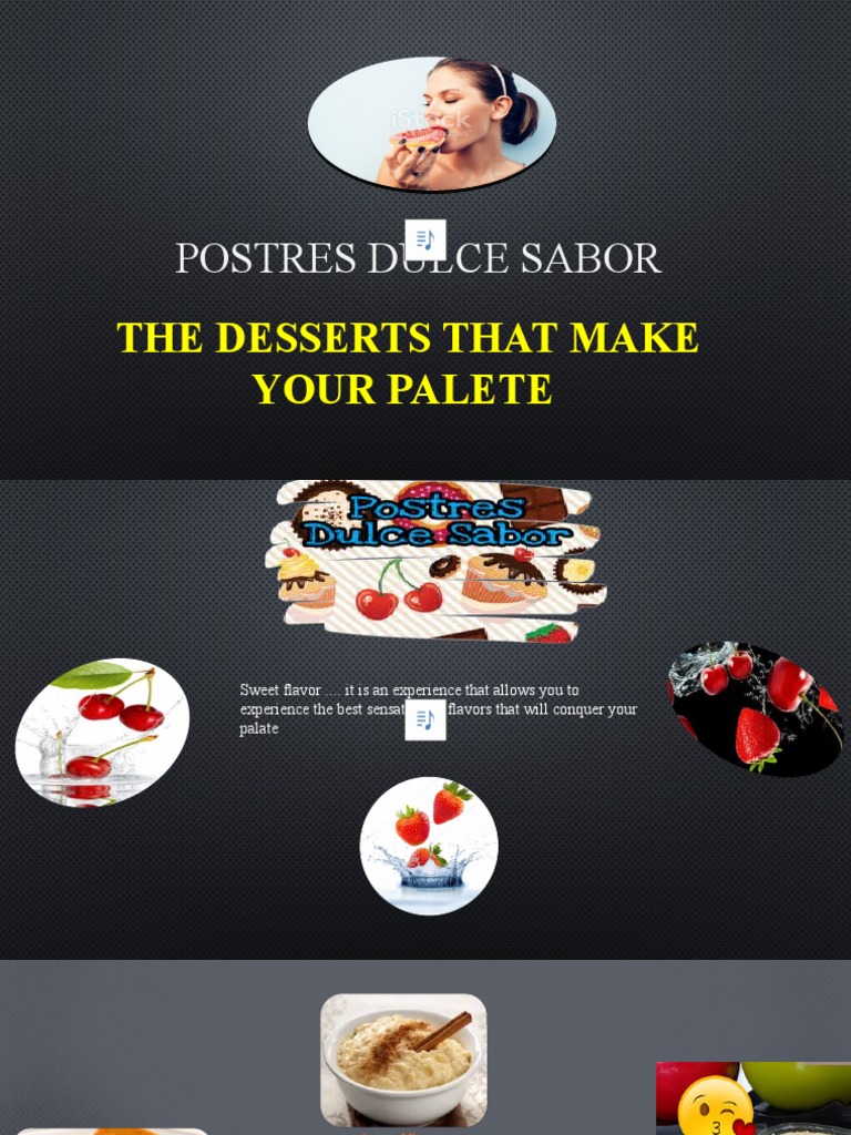 Postres Dulce Sabor: The Desserts That Make Your Palete | PDF | Cooking ...