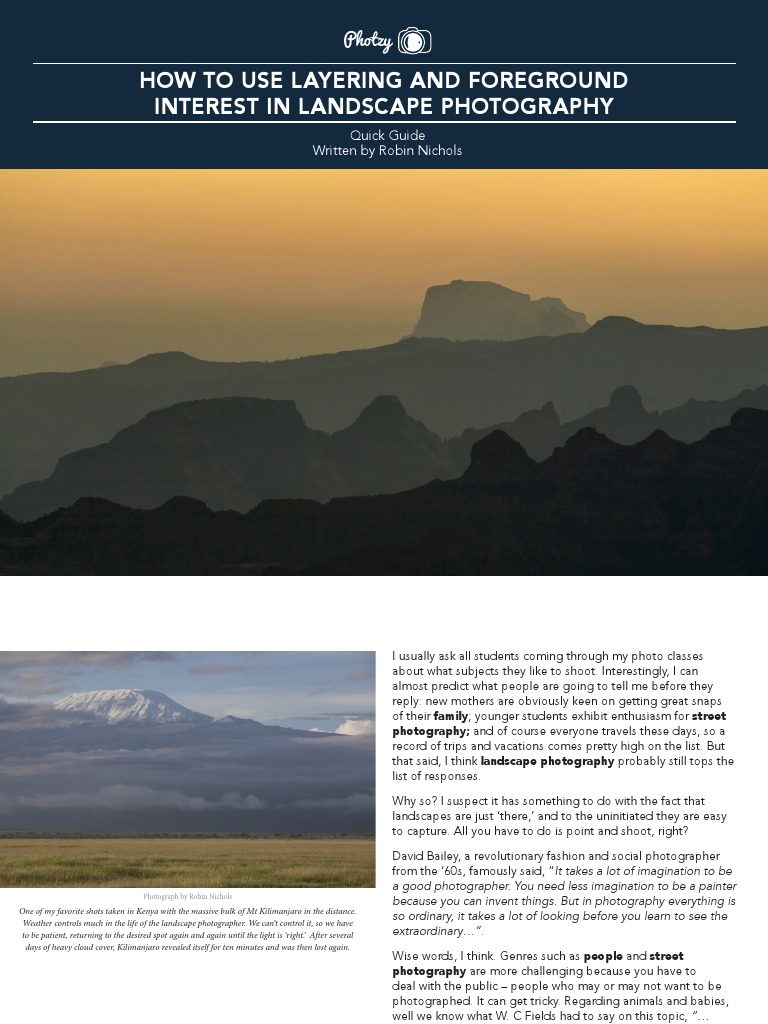 How To Use Layering and Foreground Interest in Landscape Photography ...