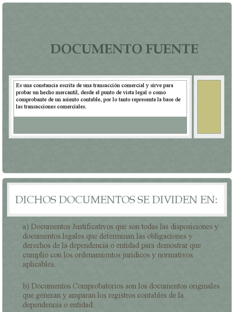 Documento Fuente | PDF | Contabilidad | Impuestos