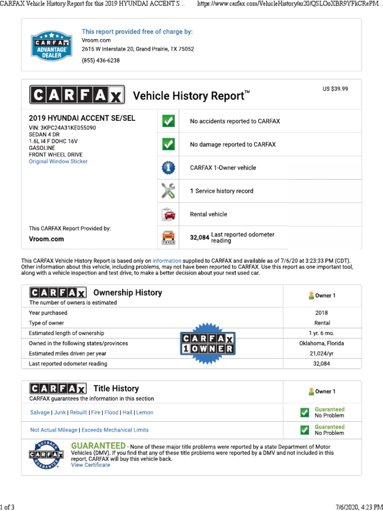 Carfax 3 Pdf Business