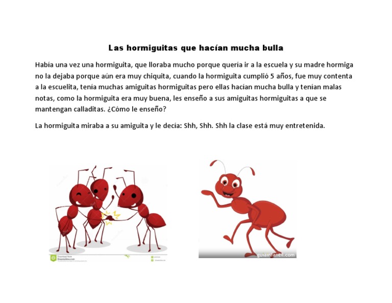 La Hormiguita Pdf Poesía