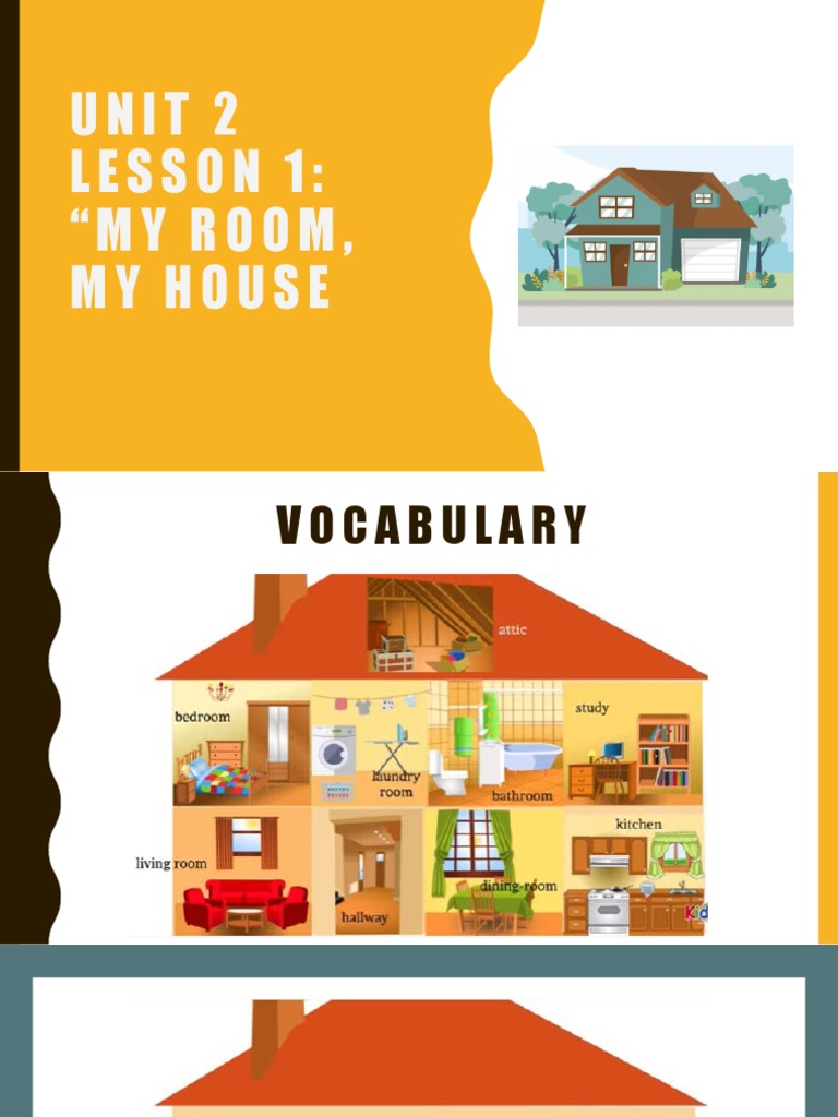 My Room and House Vocabulary Guide | PDF | Art