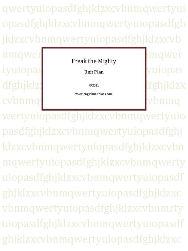 Freak The Mighty PDF | PDF