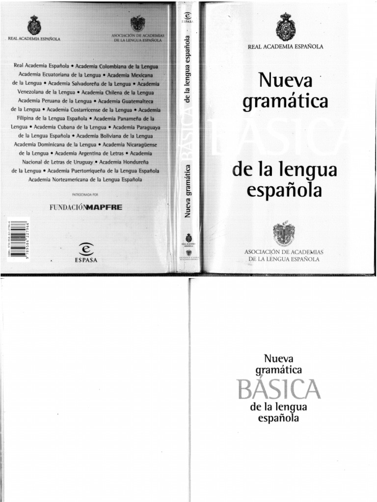 Gramatica Basica de La Lengua Española | PDF
