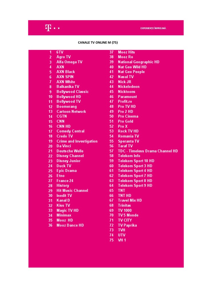 Top 75 Italian TV Channels Online | PDF