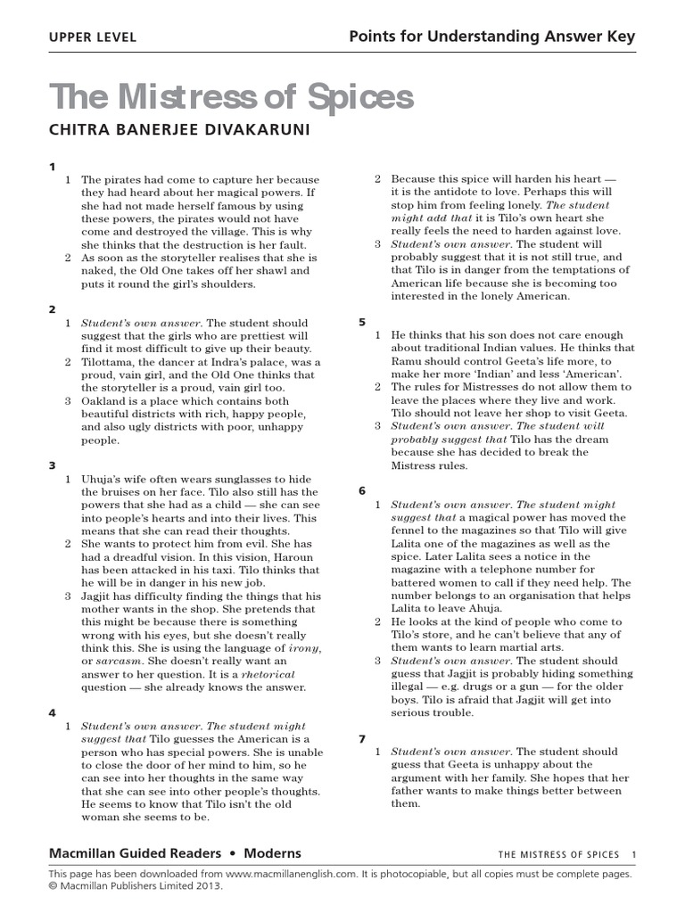 The Spice of Love and Understanding: A Summary of Key Events in "The ...