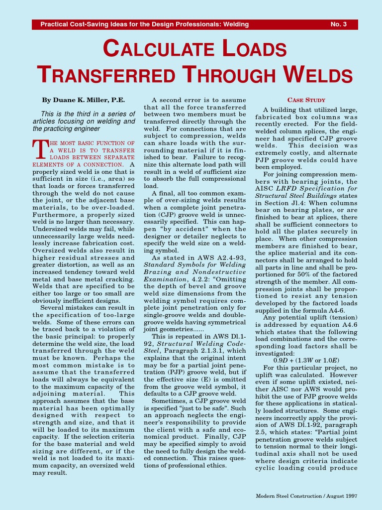 Practical Cost-Saving Ideas for the Design Professionals: Calculating ...