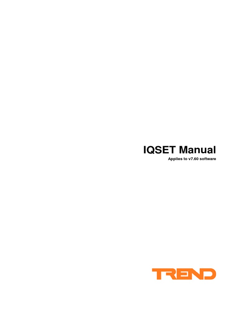 IQSET Manual V7.60 | PDF | Device Driver | Library (Computing)