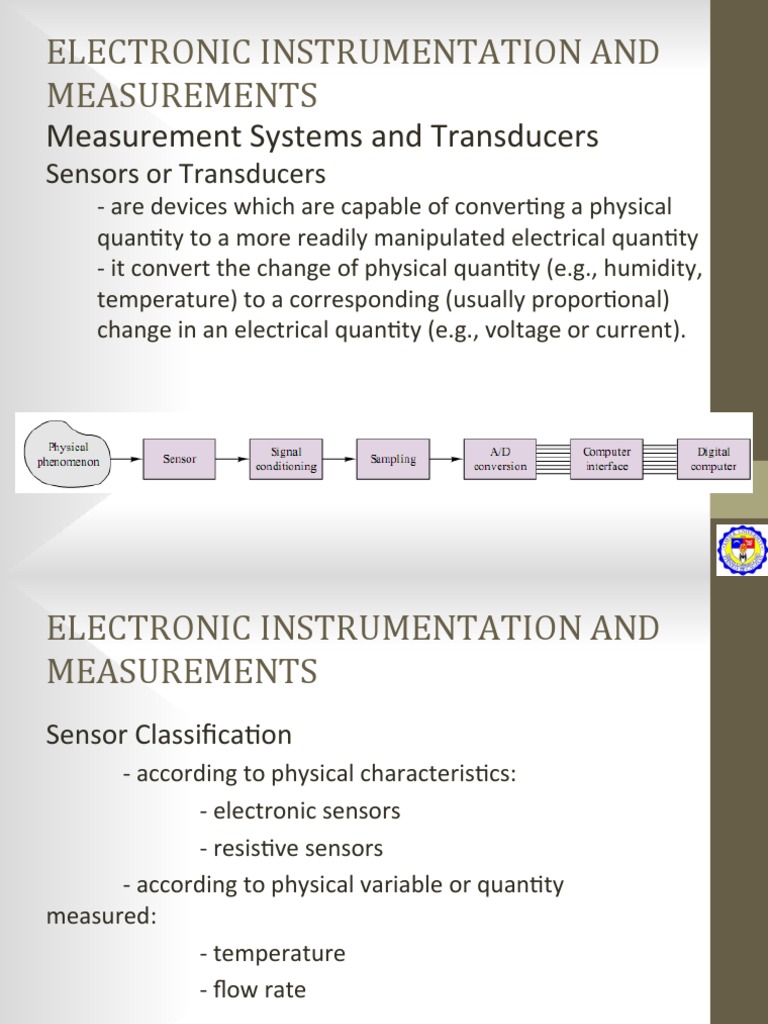 Electronic Instrumentation and Measurements | PDF | Instrumentation ...